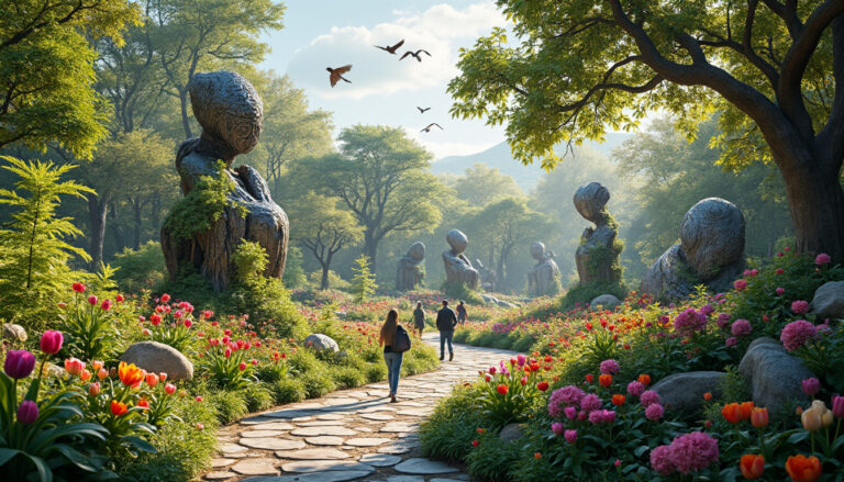 Promenade artistique au jardin : quand l’art rencontre la botanique ce ...