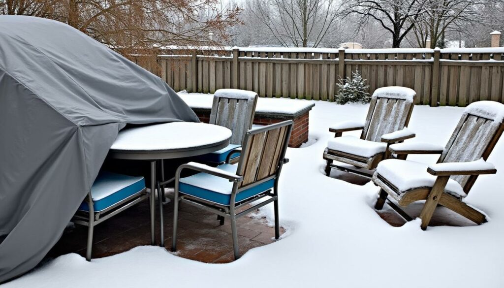 Faut-il protéger son salon de jardin ou peut-il affronter l'hiver ...